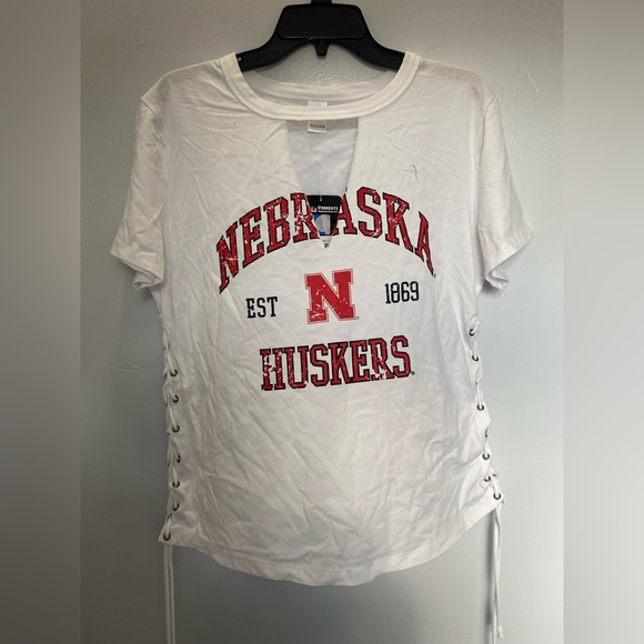 ZooZatz | Tops | University Of Nebraska Tattered Shirt Womens | Poshmark